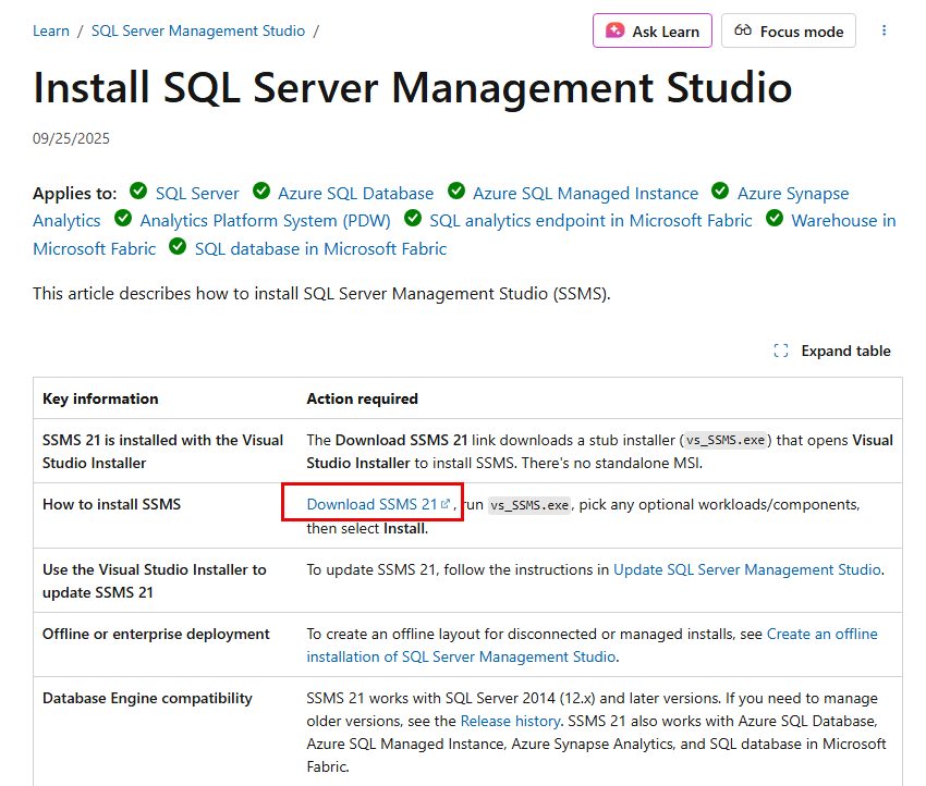 วิธีติดตั้ง SQL Server Management Studio (SSMS) | ดีครับดอทคอม